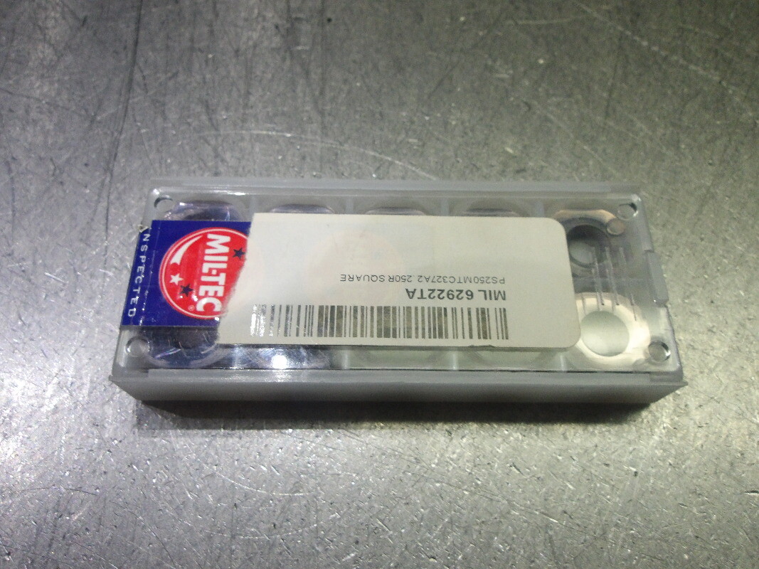 Mil-Tec Carbide Inserts QTY10 S-PS-250-2-2-TA PS250-MTC327A2 (LOC3593 ...