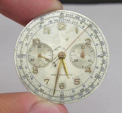 Vintage Landeron 48 chronograph watch movement | eBay