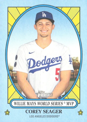 2021 Topps Heritage Corey Seager #AW-7 Award Winners | eBay