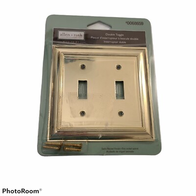 Allen+Roth Double Toggle Switch Wall Plate Cover #006859 | eBay