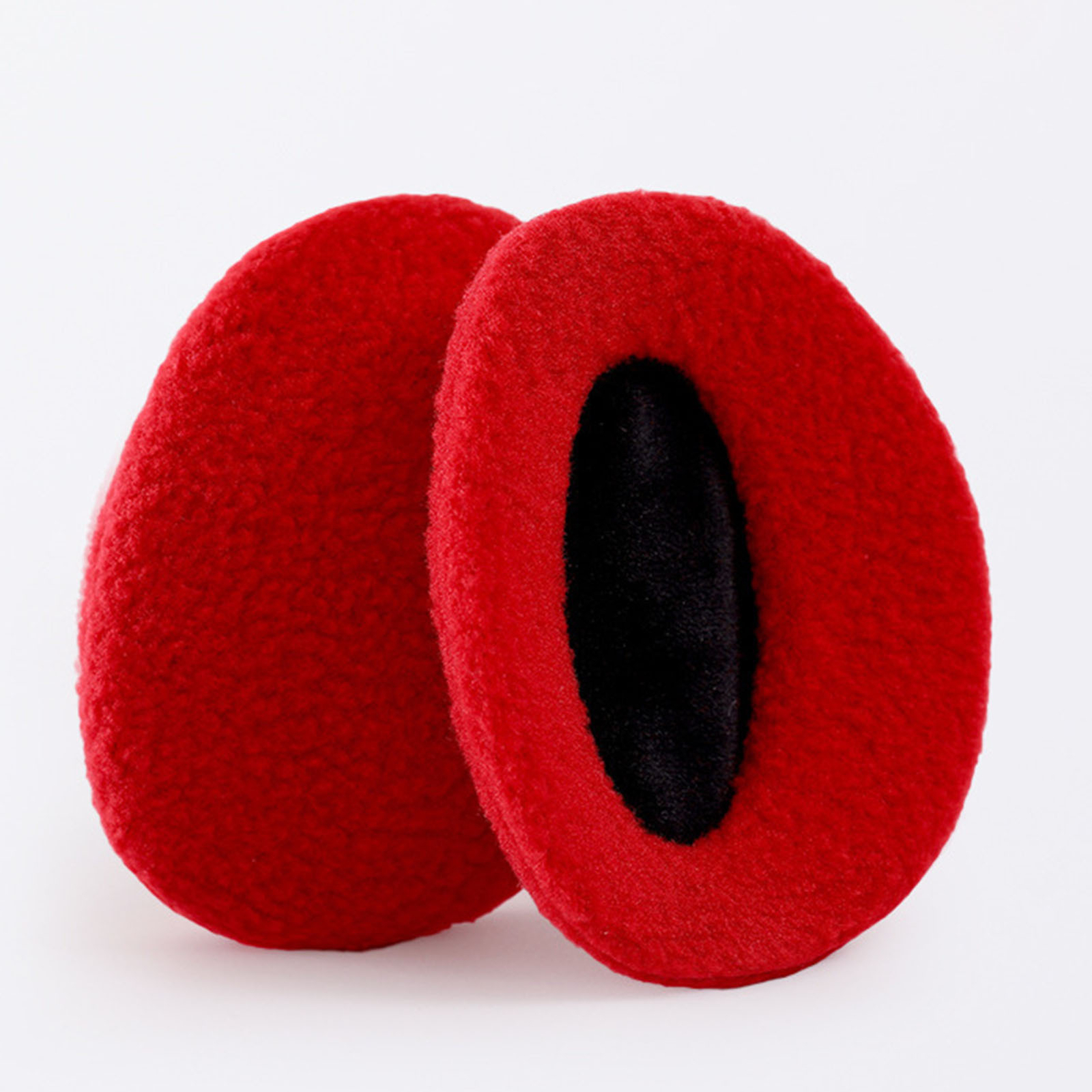 1 Pair Winter Ear Caps Good Workmanship Durable Fleece Ear Warmer ...