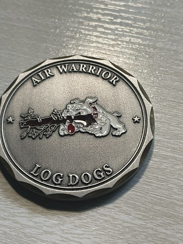 Air Warrior Log Dogs Coin * Presented For Excellence In Aviation | eBay