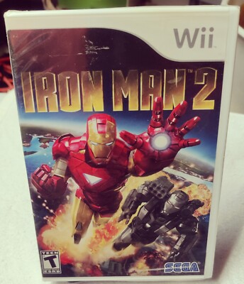 Nintendo Wii Iron Man 2 Brand New, Sealed, Mint Video game, Sega, Free ...