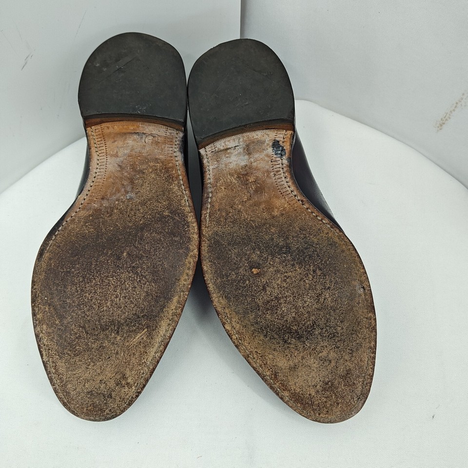 Allen Edmonds Mansfield Merlot Wingtip Kiltie Tassel Loafers Burgundy 9 ...