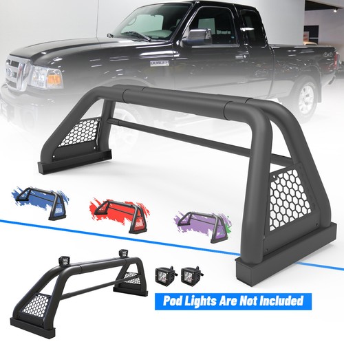 Adjustable Pickup Roll Sport Bar Chase Rack Bed Bar For 1993-2011 Ford ...