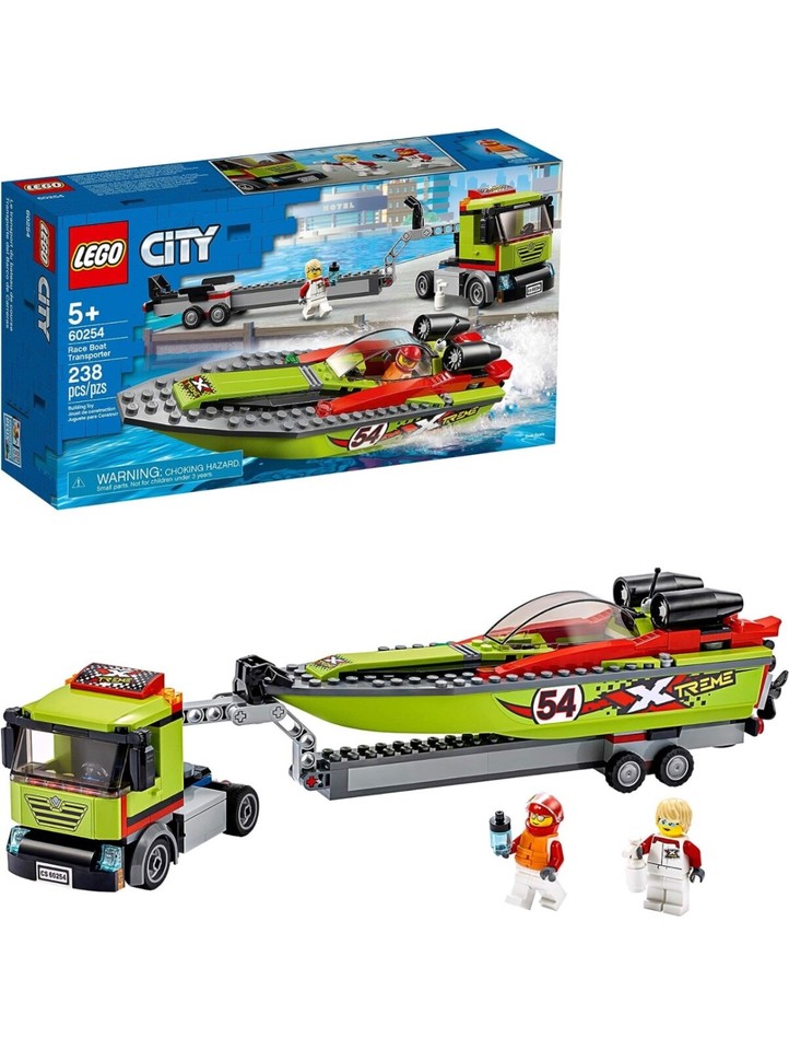 Lego set 60254- race boat transport | eBay