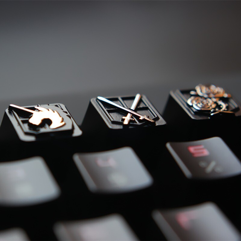 Zinc Alloy Mechanical Keyboard Keycaps Attack on Titan keycap for ...
