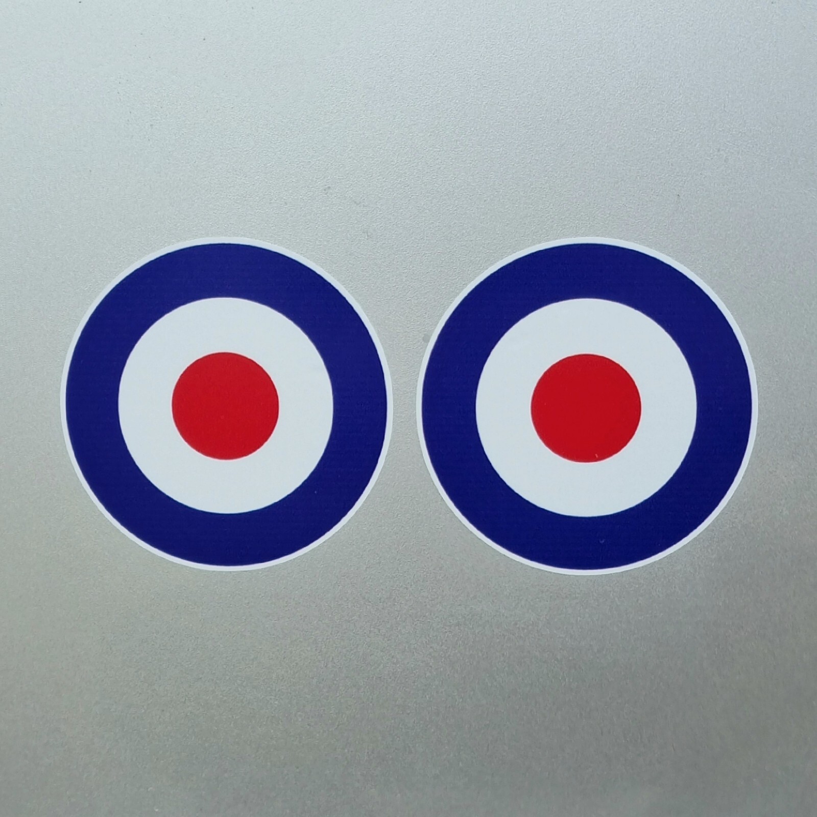 2x Small Roundel RAF MOD Target Vinyl Sticker Decal For Scooter Car Van ...