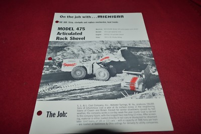 Michigan 475 Wheel Loader Dealer's Brochure GDSD7 ver2 | eBay