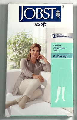 JOBST So Soft Support Compression Socks 8-15 mmHg* SAND Size SMALL Knee ...