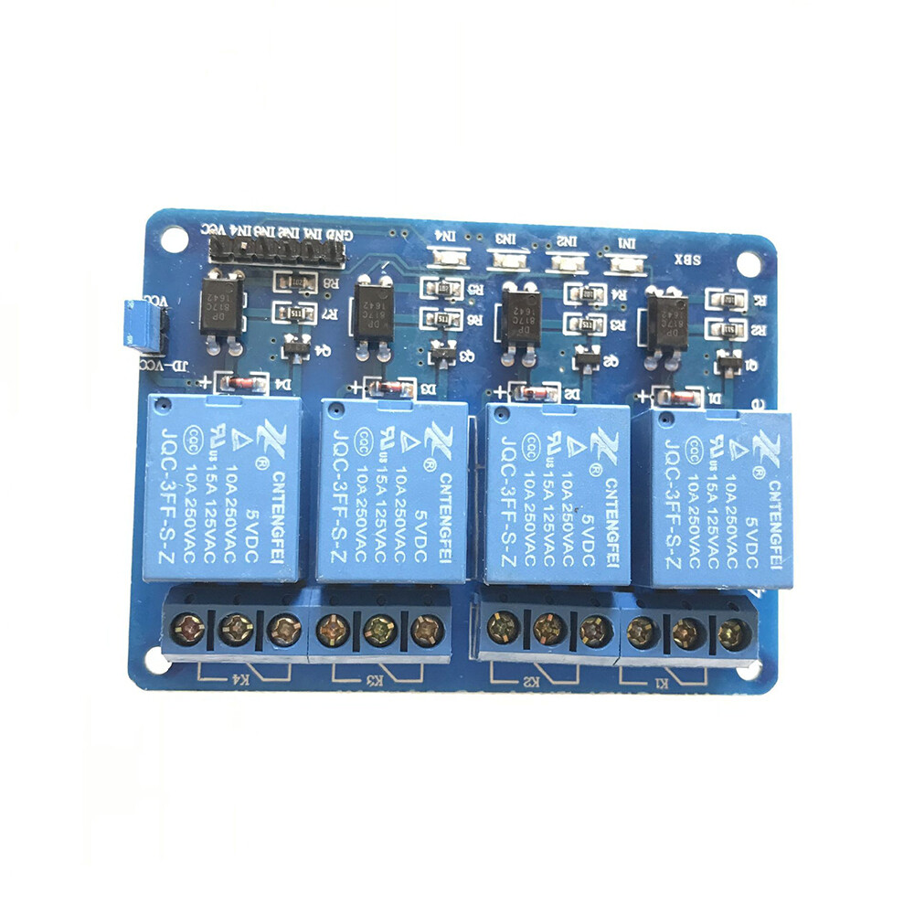5V Relay Board Module 1/2/4/8 Channel For Arduino, Raspberry Pi, ARM ...