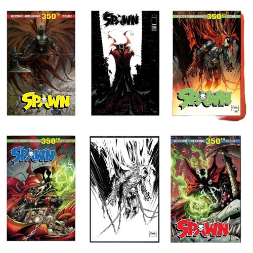 SPAWN #350 6 Set Variant Cover A B C D E F Todd McFarlane! Stegman! Booth! image | eBay