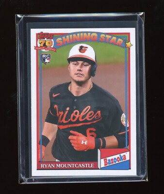 2021 Topps Archives #91BZ-1 Ryan Mountcastle '91 Topps Bazooka Shining ...