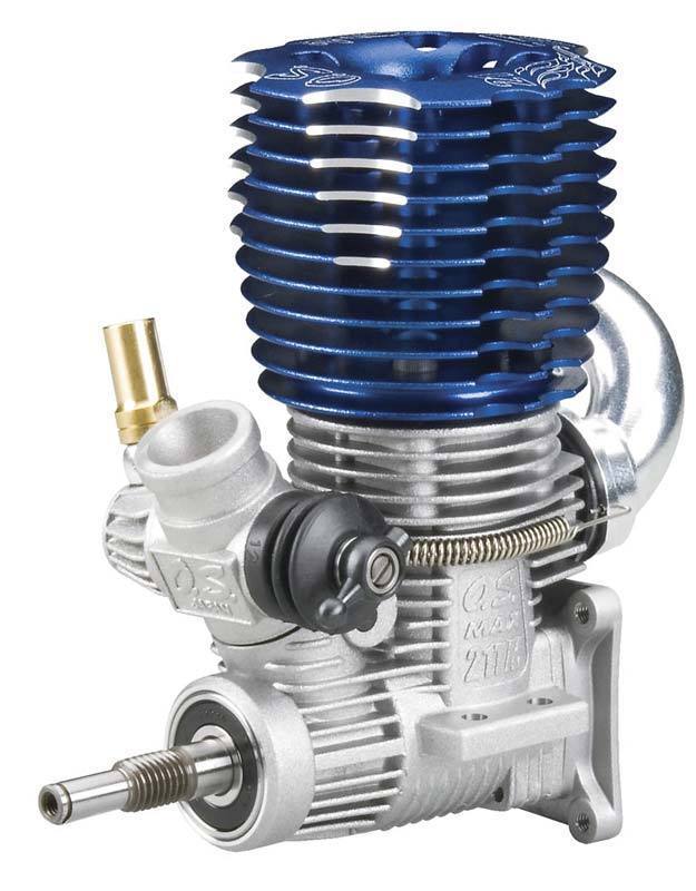 OS O.S. .21 21 TM RC Monster Truck Engine With Traxxas T-Maxx Manifold ...