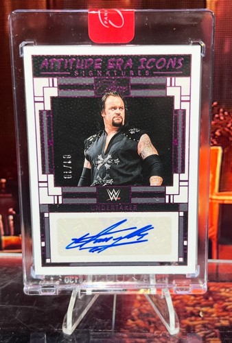 2024 Panini Three Count WWE Undertaker Attitude Era Icons FOTL Pink ...