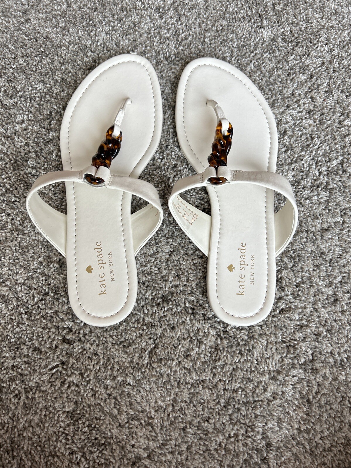 Kate Spade Irene Sandal In Color Meringue Size 10 - Gem