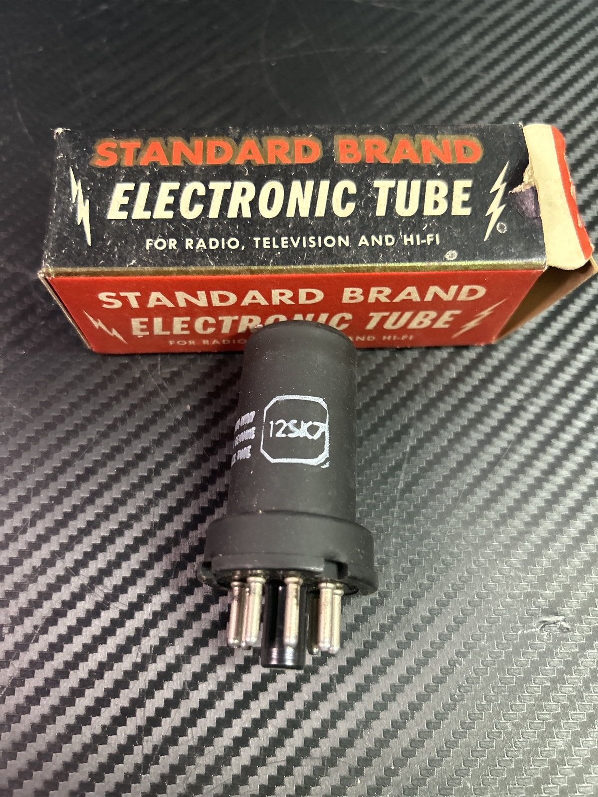 Vintage NOS Standard Brand Electron Tube 12SK7 | eBay