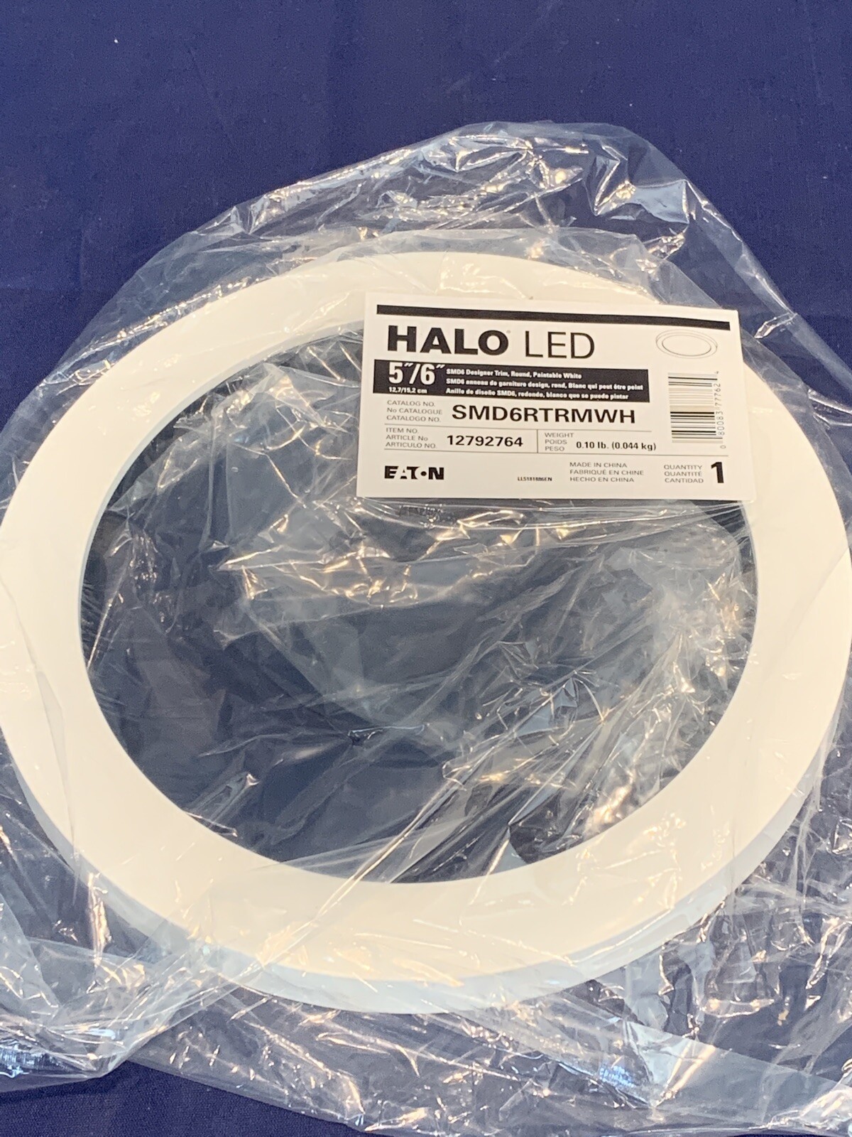 Halo SMD 5 in. and 6 in. White Integrated LED Recessed Round SURFACE ...