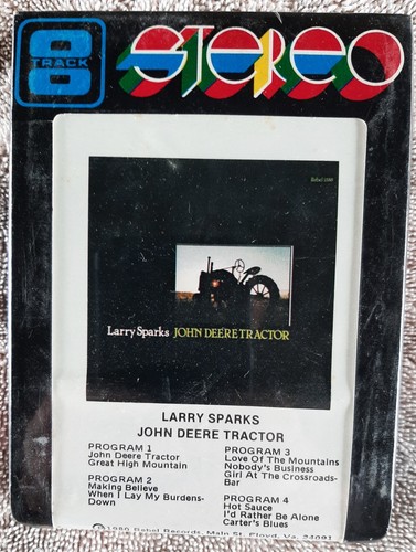Larry Sparks - John Deere Tractor - Rare 8-track tape -1980- Sealed ...