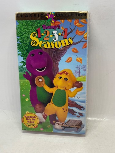 Barneys 1-2-3-4 Seasons VHS 1996 Classic Collection Home Video Tape ...