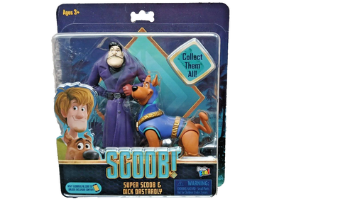 2019 WB scoobie super scoob & dick dastardly action figures ...