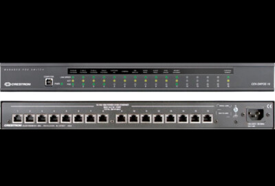 Crestron CEN-SWPOE-16 Managed 16-Port Gigabit Ethernet PoE+ Switch ...