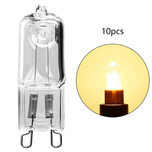 10Pcs 60W G9 Halogen Light Bulbs Durable G9 Bulb for Wall Sconces Floor ...