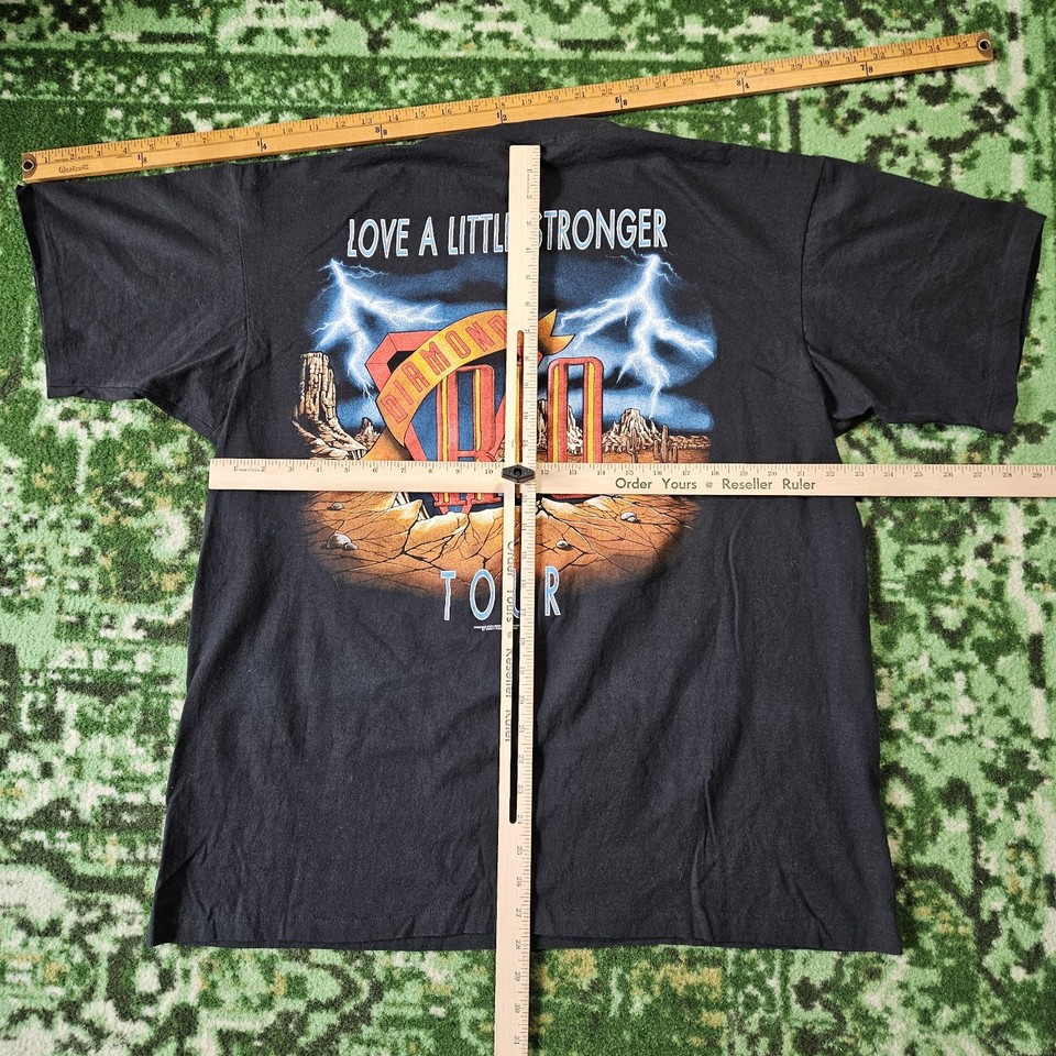 Vintage Diamond Band Tour Shirt Size XL 1994 Rio Love A Little Stronger ...