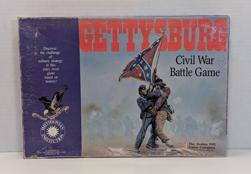 Gettysburg Civil War Battle Board Game Avalon Hill Smithsonian Edition ...