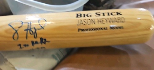 JASON HEYWARD SIGNED RAWLING PRO BIG STICK BASEBALL BAT ATLANTA BRAVE ...