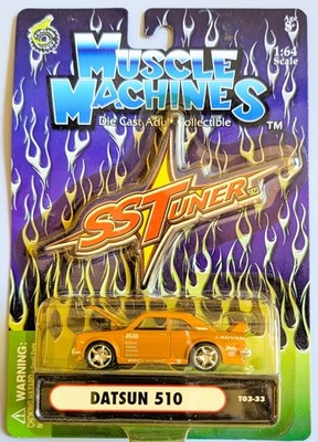 Muscle Machines SS Tuner Datsun 510 Orange | Import Tuner | eBay