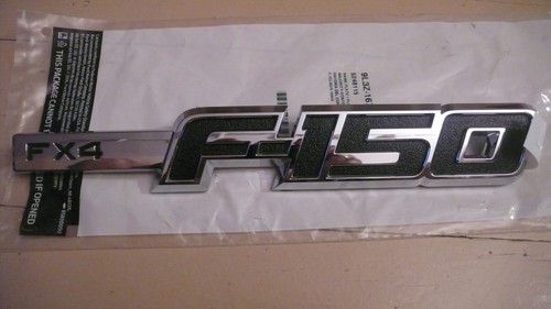2009-2014+Ford+F150+F-150+Fx4+Left+Right+Fender+Badge+Emblem+OEM+A1 for ...