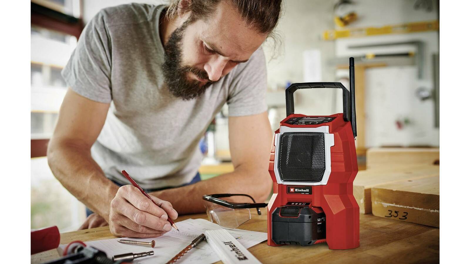 Einhell Akku-Radio » TC-RA 18 Li BT Solo « 18V Mit Bluetooth, FM-Radio ...