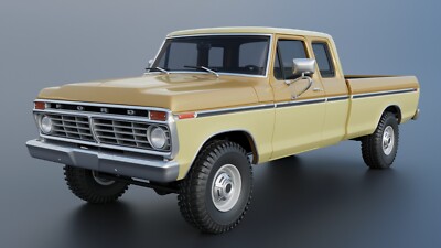 1974 F250 Super Cab Model Kit - 1/24 - 3D Printed | eBay