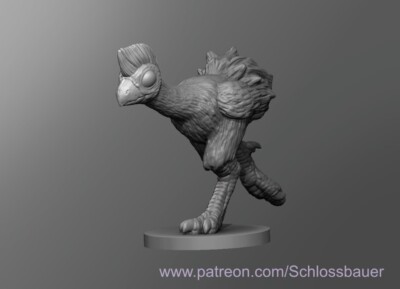 Dachora Axebeak Monster Manual 28mm Scale DND D&D Metroid Tabletop ...