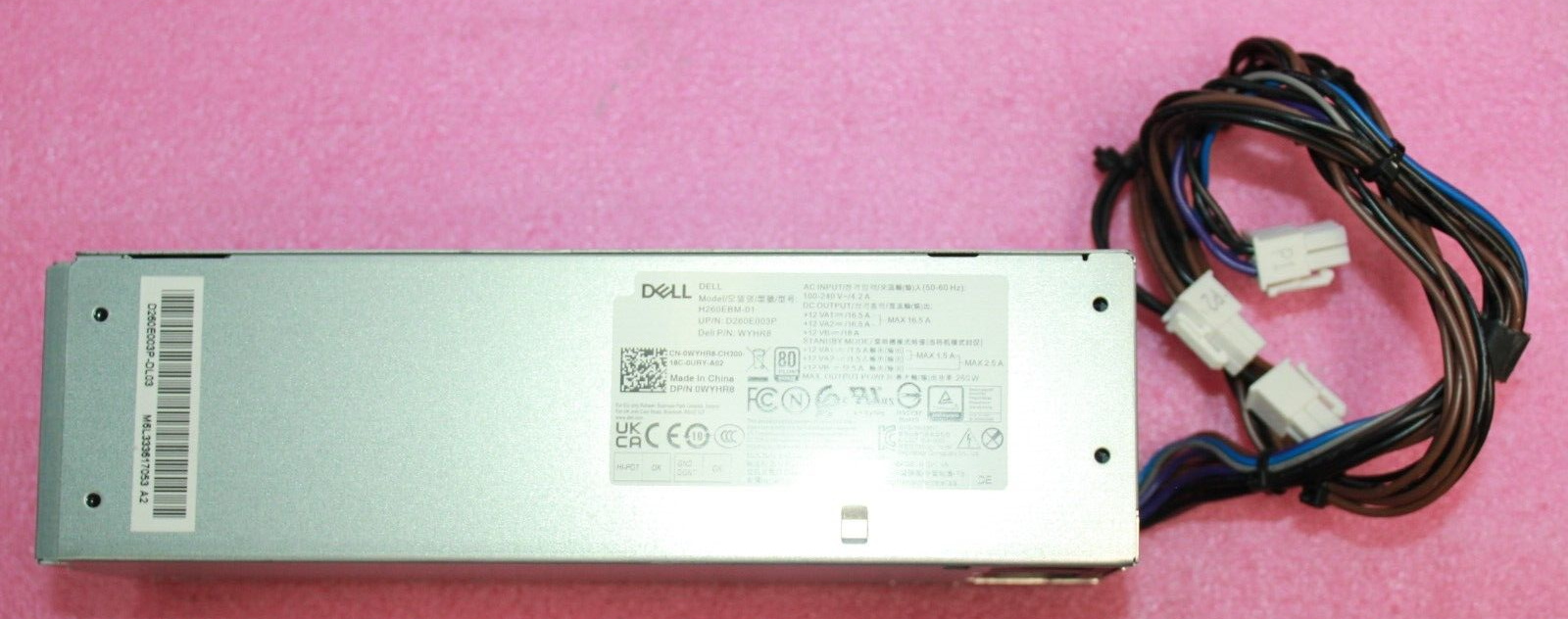 Genuine Dell Optiplex 3080 5080 7080 SFF 260W Power Supply WYHR8 ...