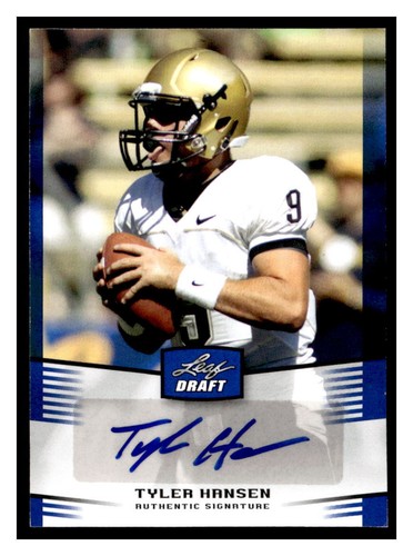 TYLER HANSEN 2012 LEAF DRAFT AUTOGRAPH AUTO | eBay