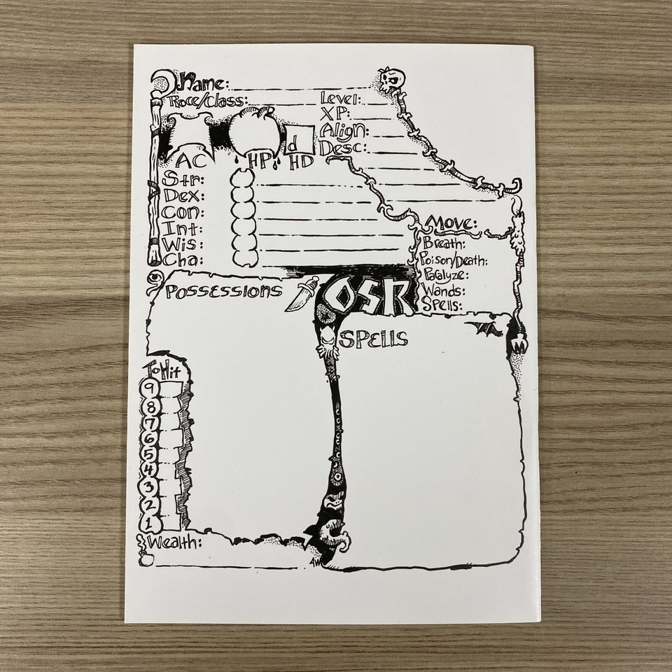 BLACK PUDDING #2 TWO RANDOM ORDER CREATIONS ROLEPLAY BOOK RPG RULES ...