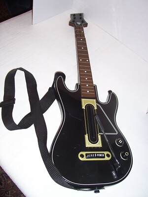 Guitar Hero Wireless Game Controller Black Gold CE0700 Activision Model ...