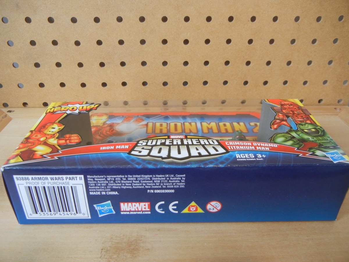 Marvel Super Hero Squad Crimson Dynamo Iron Man Superhero Squad