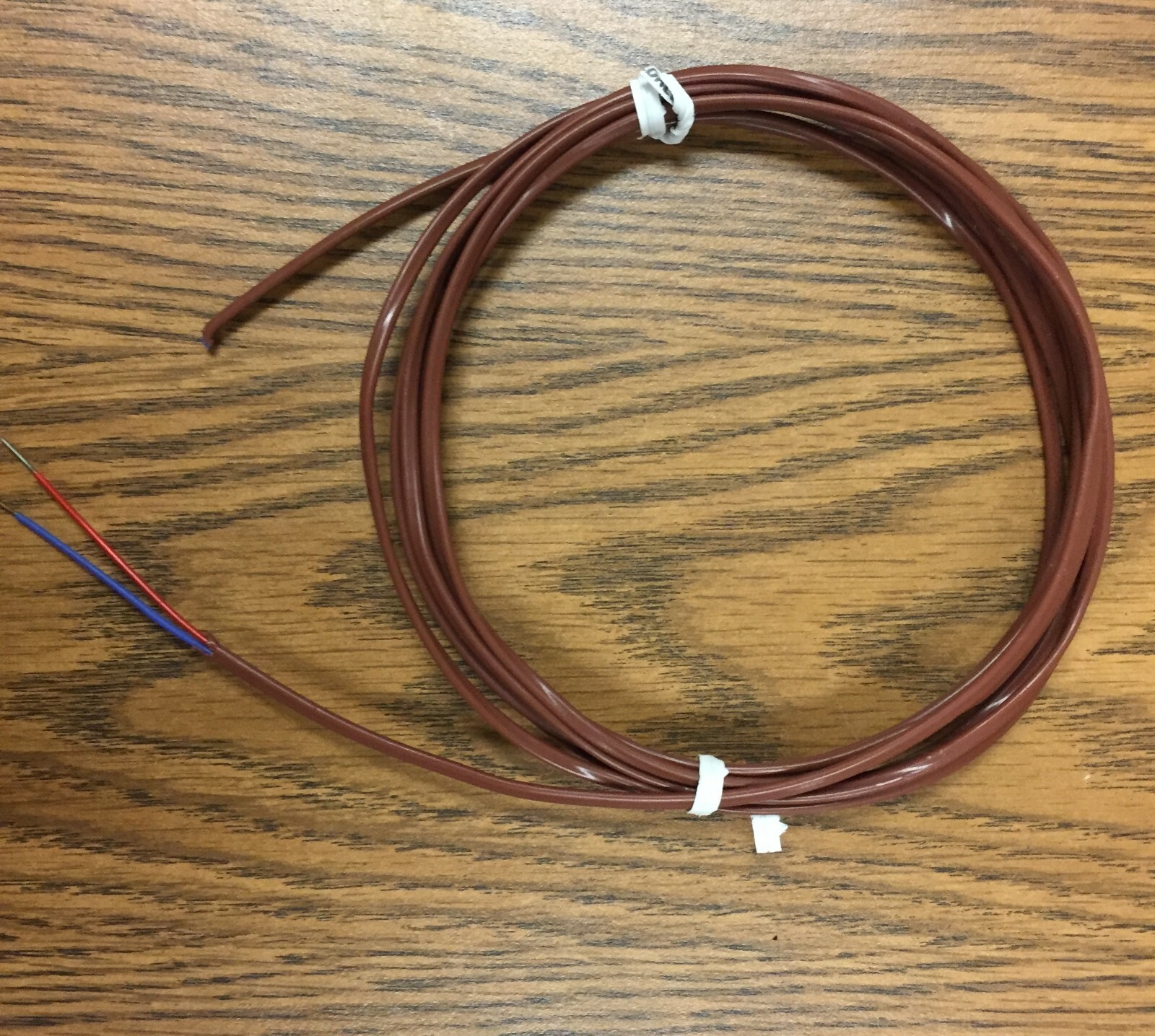 Watlow Thermocouple Grade Wire T24-2-507, T-type, AWG 24, 2 Conductors ...