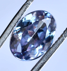 3,00 ct natürlicher grau-lila Musgravit oval zertifiziert Tansania ...