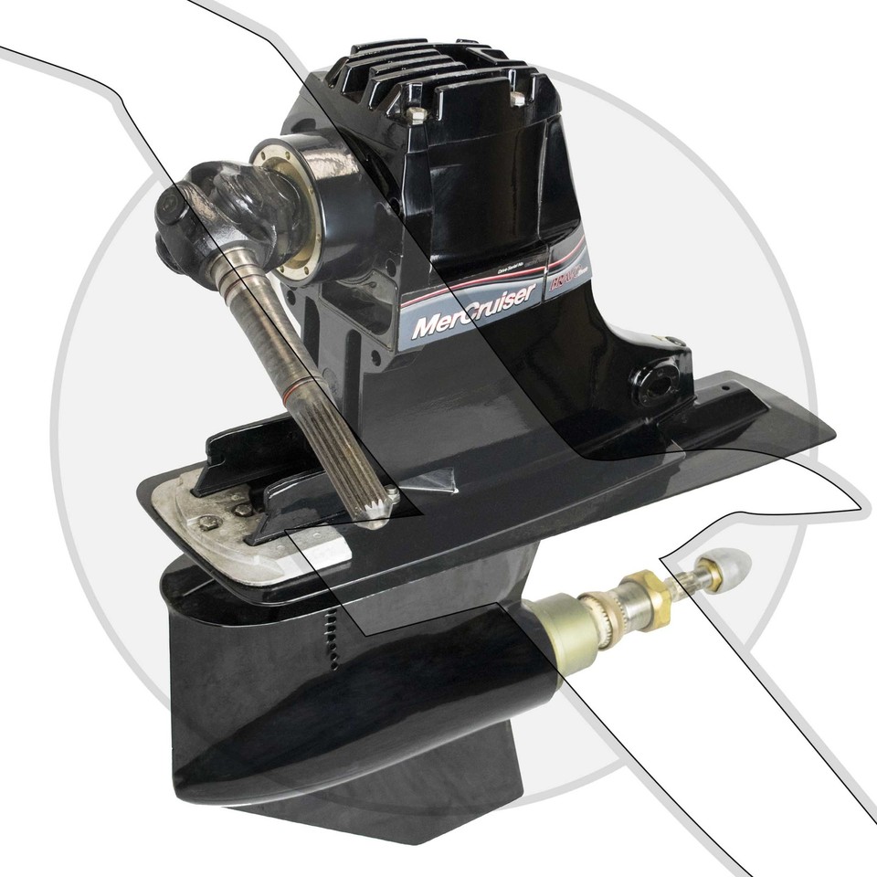 Mercruiser Bravo 3X Dual Prop Complete Sterndrive Outdrive 1.81 Ratio ...
