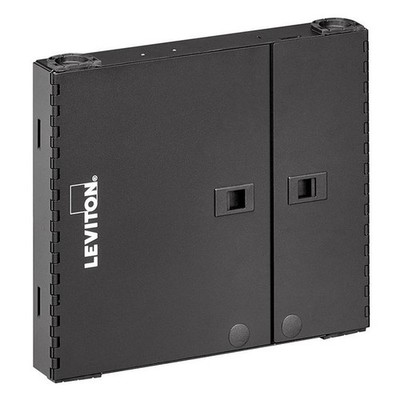 Leviton 5WSML-2C Small SDX Wall-Mount Fiber Enclosure with Dual Door ...