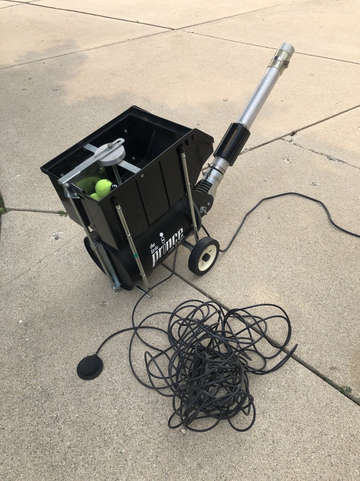 Prince Tennis Ball Machine w/ VSP Foot Remote | eBay