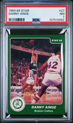 1983-84 Star #27 Danny Ainge PSA 7 Rookie RC Boston Celtics | eBay