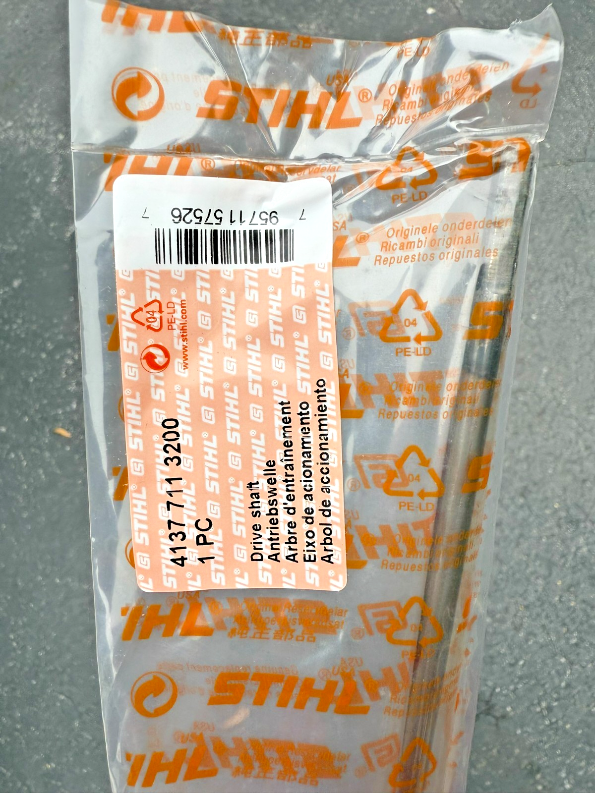 STIHL Drive Shaft Solid Fs91r Fs131r (4137-711-3200) for sale online | eBay