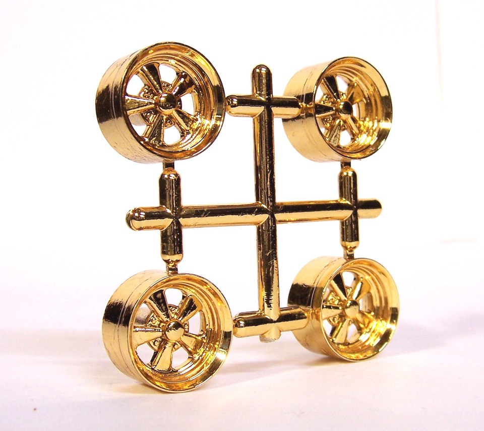 NEW Hoppin Hydros 1/24 1/25 scale Lowrider OG BLVD GOLD Wheels Rims ...