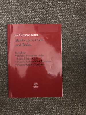 2020 Compact Edition Bankruptcy Code and Rules Thomson/Reuters. | eBay