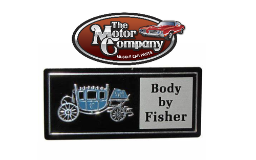 1984 1985 Monte Carlo Door Sill Plate Sticker Metal "Body By Fisher ...